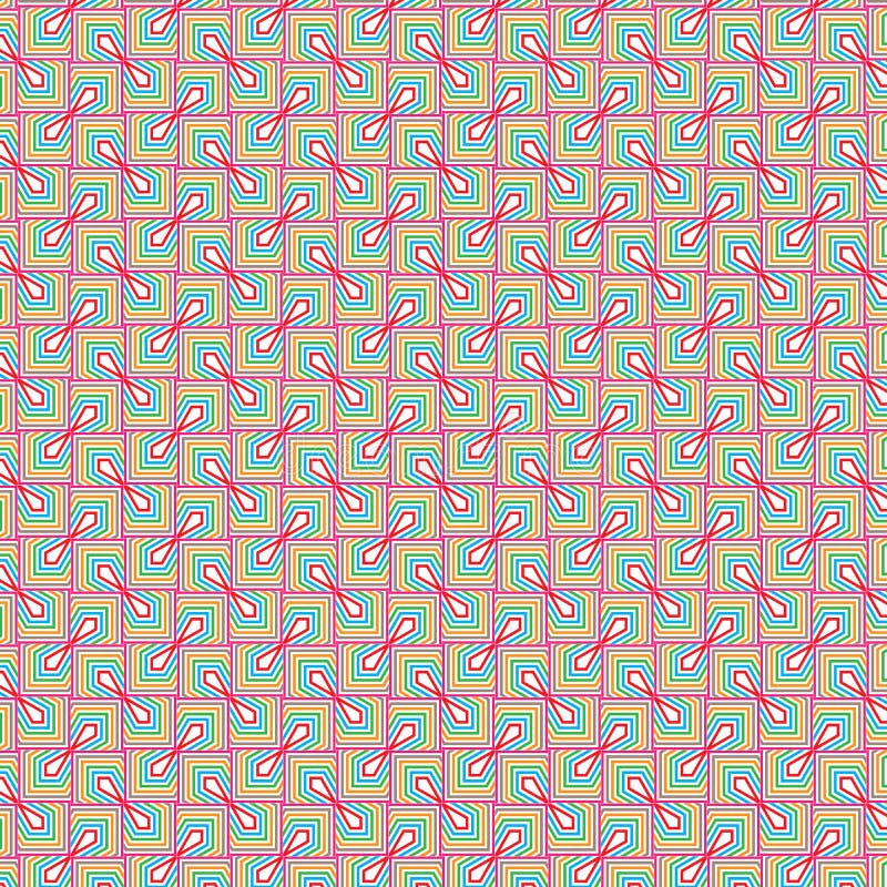 Modern Unique Geometric Tiny Shapes Object Fabric Print Texture. Vector ...