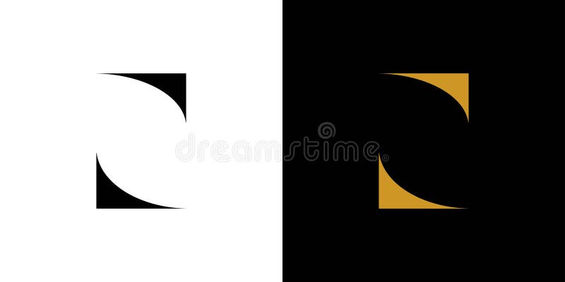 Simple and Unique C Logo Design Stock Vector - Illustration of alphabet ...