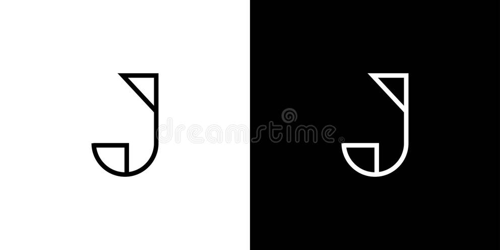Modern and Unique J Logo Design Stock Vector - Illustration of concept ...