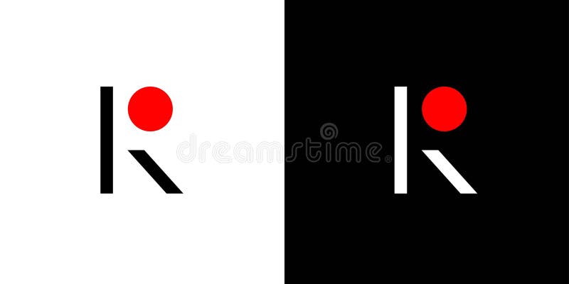 Modern and Unique R Logo Design Stock Vector - Illustration of ...