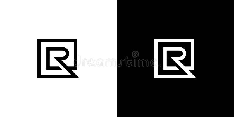 Modern and Unique R Logo Design. Stock Vector - Illustration of bold ...