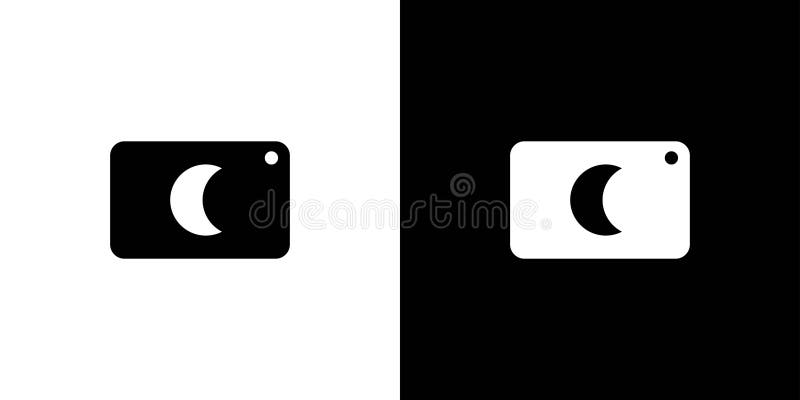 Modern and Unique Night Camera Logo Design Stock Vector - Illustration ...