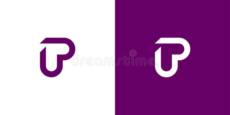 Modern and Unique P Logo Design Stock Vector - Illustration of initial ...