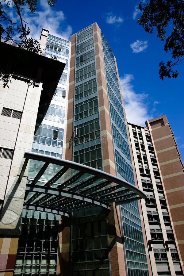 Modern University Building stock image. Image of contrast - 8404251