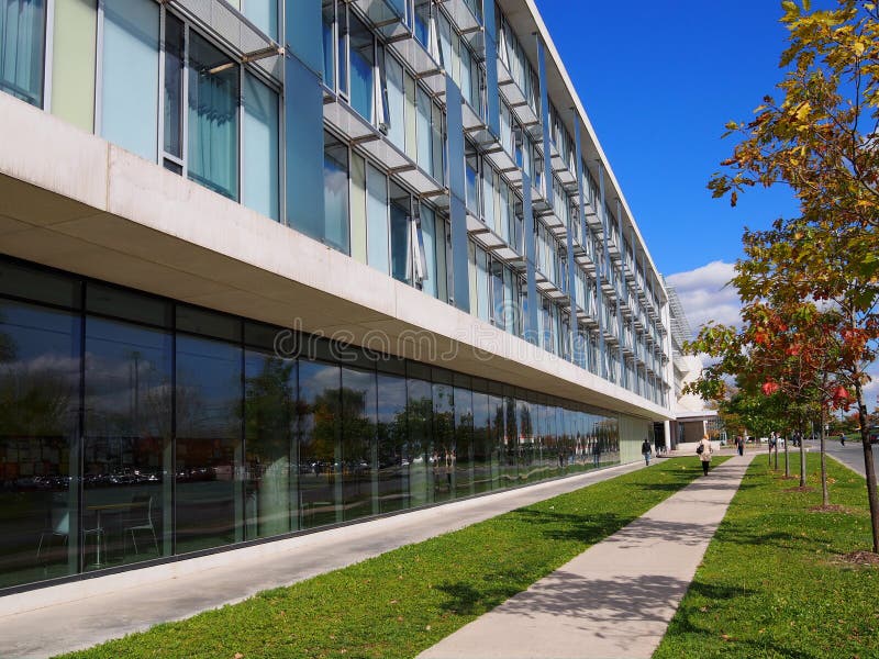 Modern university campus editorial stock image. Image of modern - 34410414