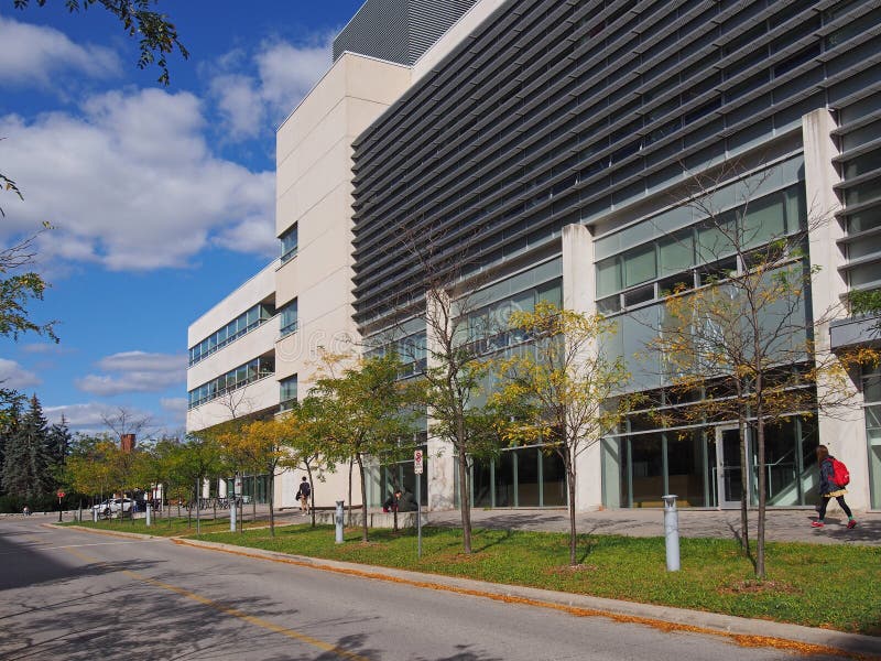 Modern university campus editorial stock image. Image of building ...