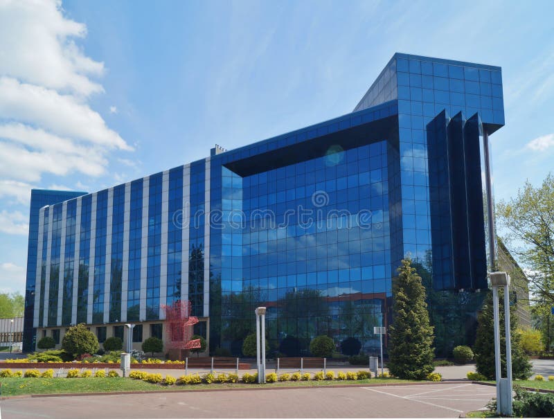 Modern University Library Building in Lodz Editorial Photography ...