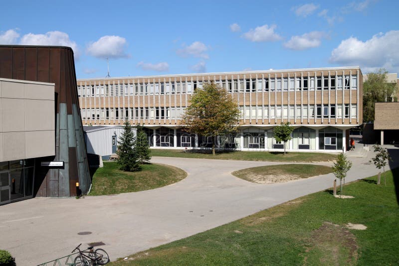 Modern University Science Building Stock Photo - Image of modern, rack ...