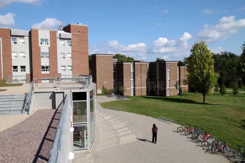 Modern University Science Building Stock Photo - Image of exterior ...