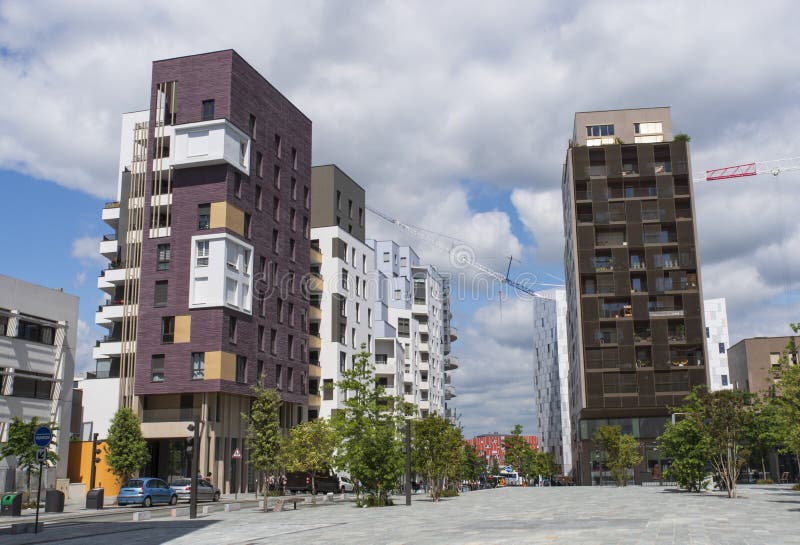 Modern urban architecture editorial stock image. Image of block - 149495674