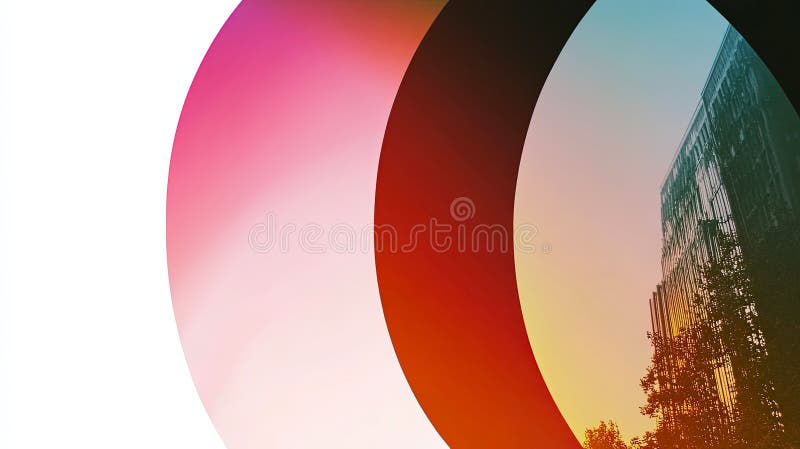 Modern Urban Design Showcasing Soft Gradient Transitions Emphasizing ...