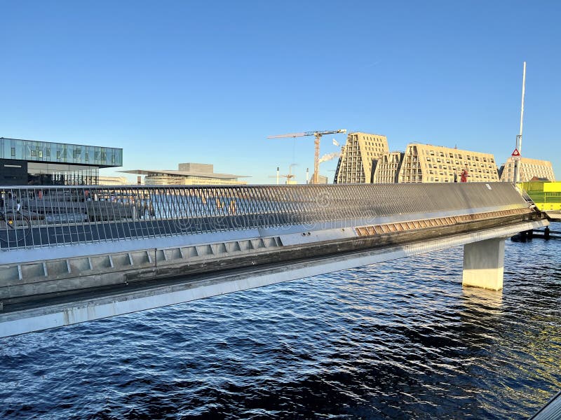 Modern Urban Development in the Center of Copenhagen Editorial Image ...