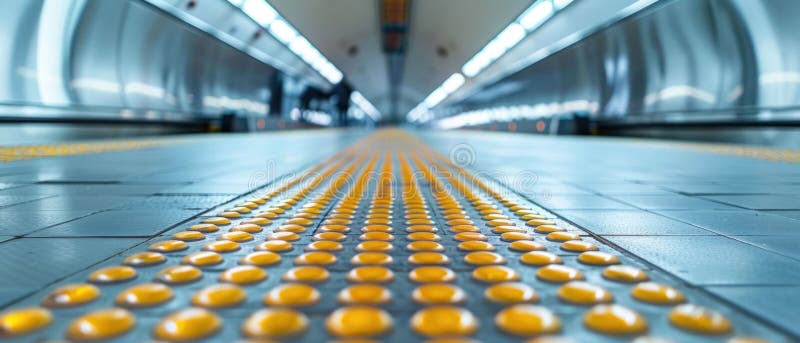 Modern Urban Walkways and Transportation Paths. Generative Ai Stock ...