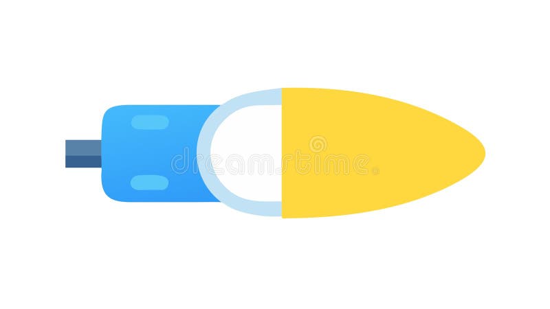 Modern USB Flash Drive, Digital Storage and Data Transfer, Vector ...