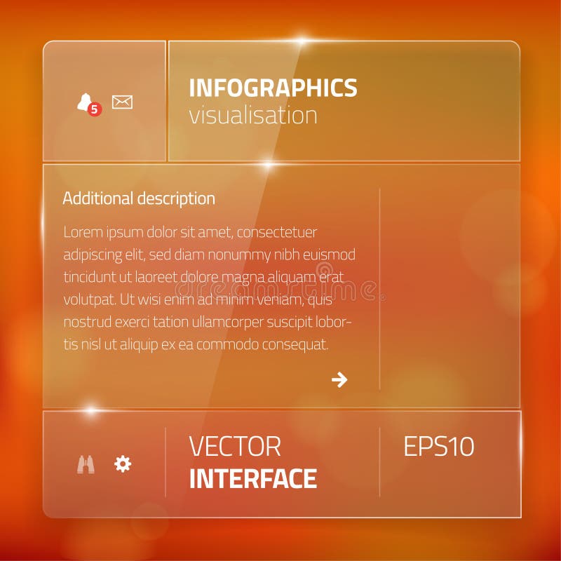 Modern User Interface Screen Template for Mobile Stock Vector ...