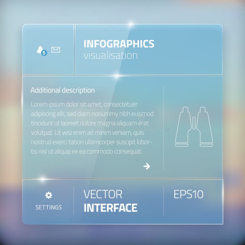 Modern User Interface Screen Template for Mobile Stock Vector ...