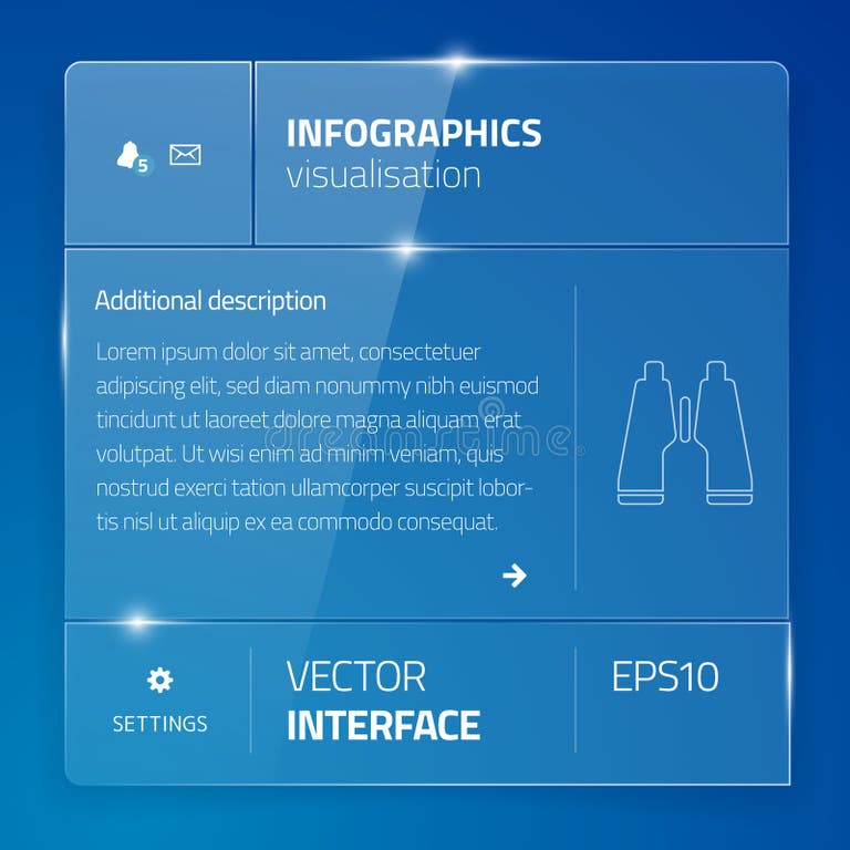 Modern User Interface (ux, Ui) Screen Template for Stock Illustration ...