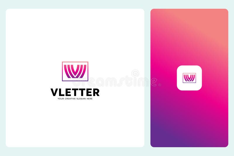 Modern V Letter Logo Design Template, Initial V Letter Vector ...