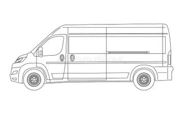 Outline Van Stock Illustrations – 29,142 Outline Van Stock ...