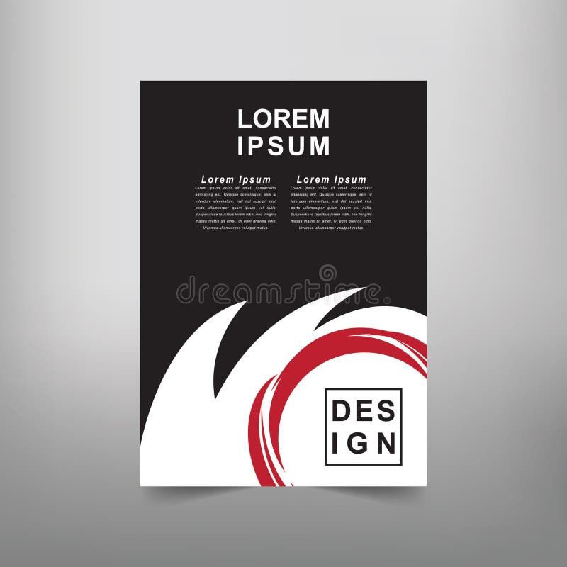 Modern Vector Abstract Book Cover Template. Vector of Modern Abstract ...