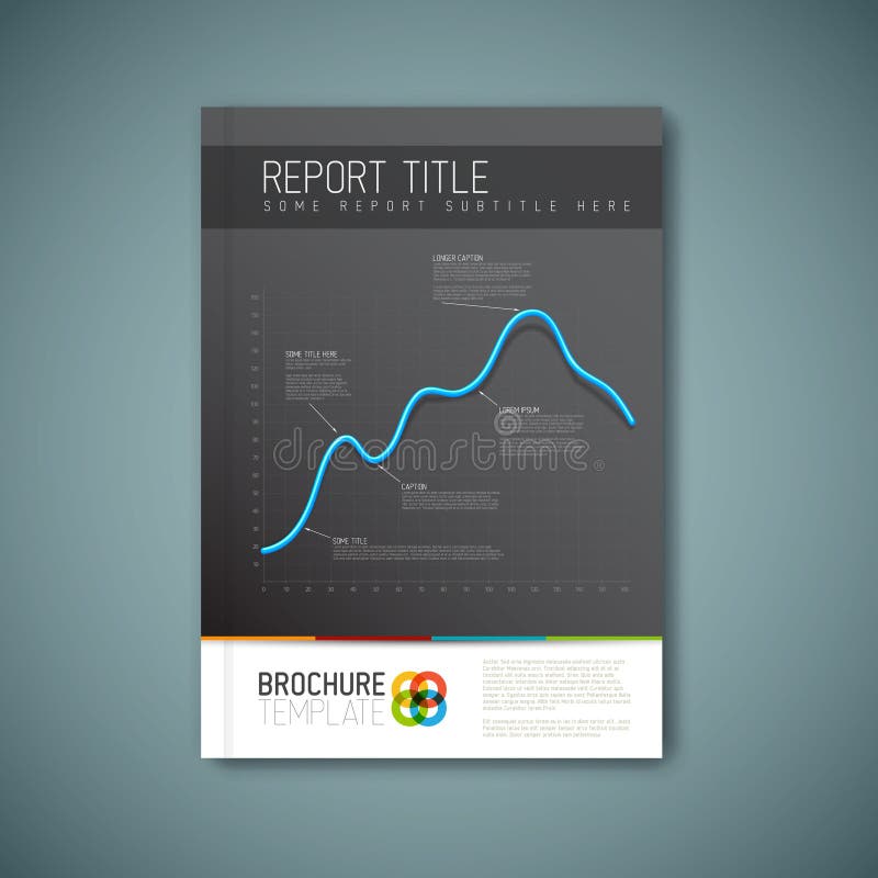 Modern Vector Abstract Brochure Report Design Template Stock ...