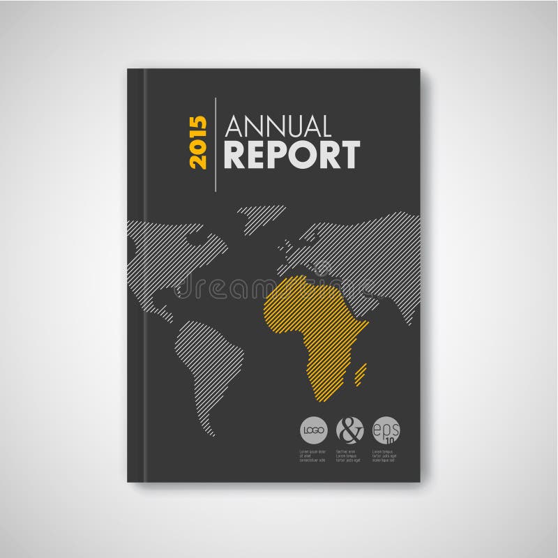 Modern Vector Abstract Brochure / Report Design Template Stock Vector ...