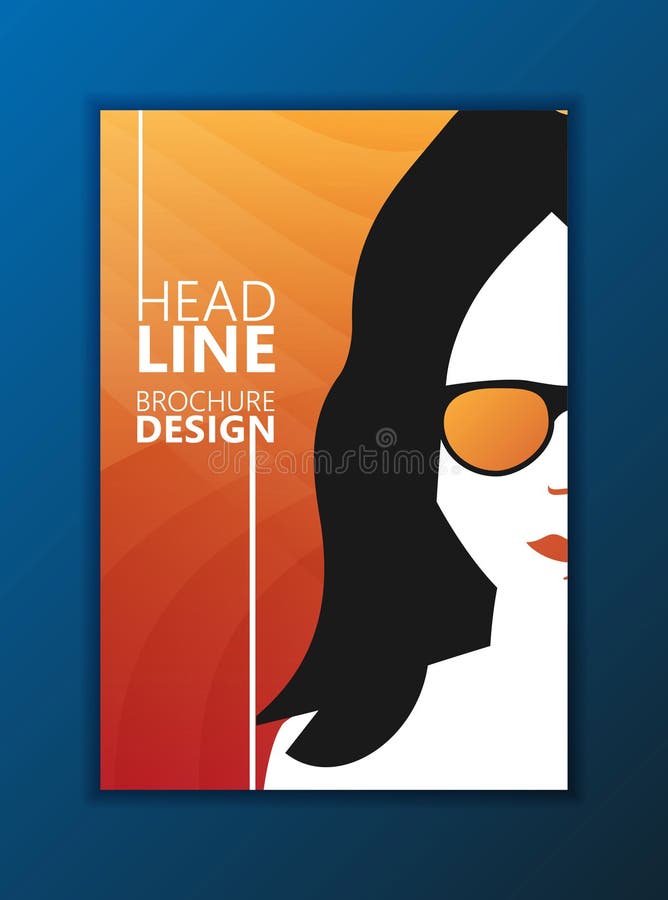 Modern Vector Abstract Brochure, Report or Flyer Design Template ... Modern Vector Abstract Brochure, Report or Flyer Design Template ...