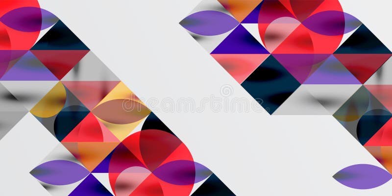 Modern Vector Abstract Geometric Background Design Stock Vector ...