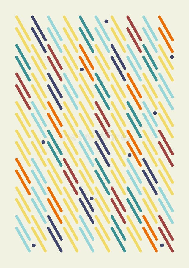 Modern Vector Abstract Geometric Poster with Rectangles. Retro Memphis ...