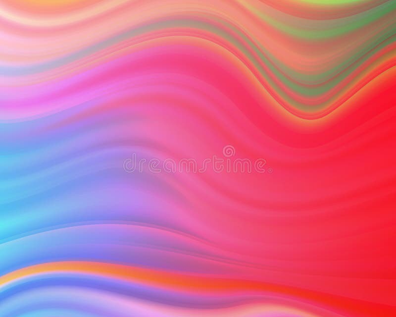 Vector Colorful Flow Poster. Wave Liquid Shape Color Background Stock ...