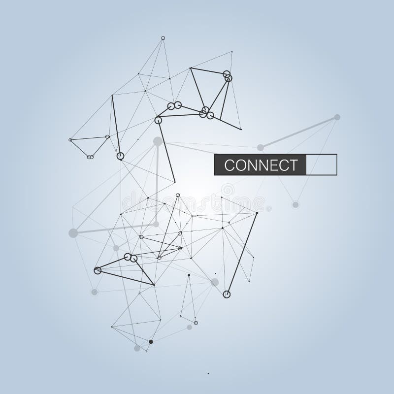 Modern Vector with Connection Modern Design. Minimal Interior ...