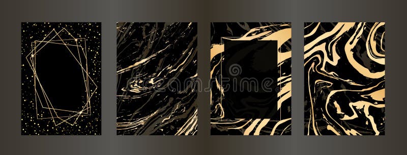 Modern Vector Cover Design Set. Prestigious Background with Abstract ...
