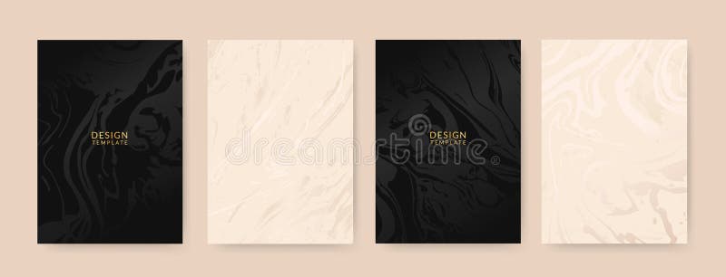 Modern Vector Cover Design Set. Prestigious Background with Abstract ...