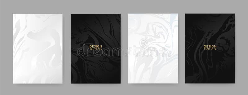 Modern Vector Cover Design Set. Prestigious Background with Abstract ...