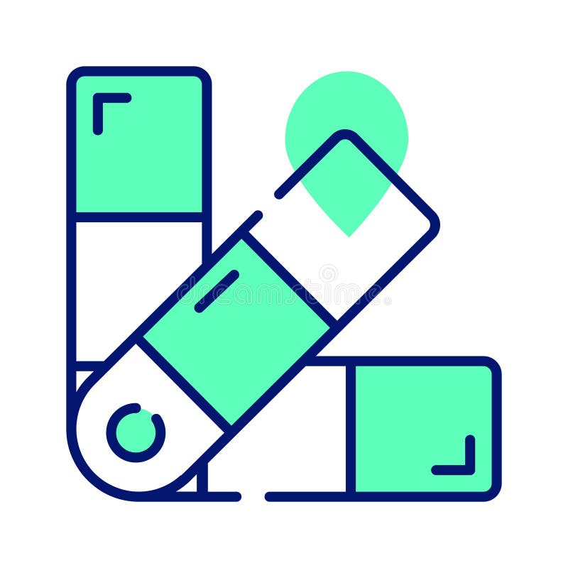 Modern Vector Design of Color Swatches, Color Scheme To Choose for Art ...