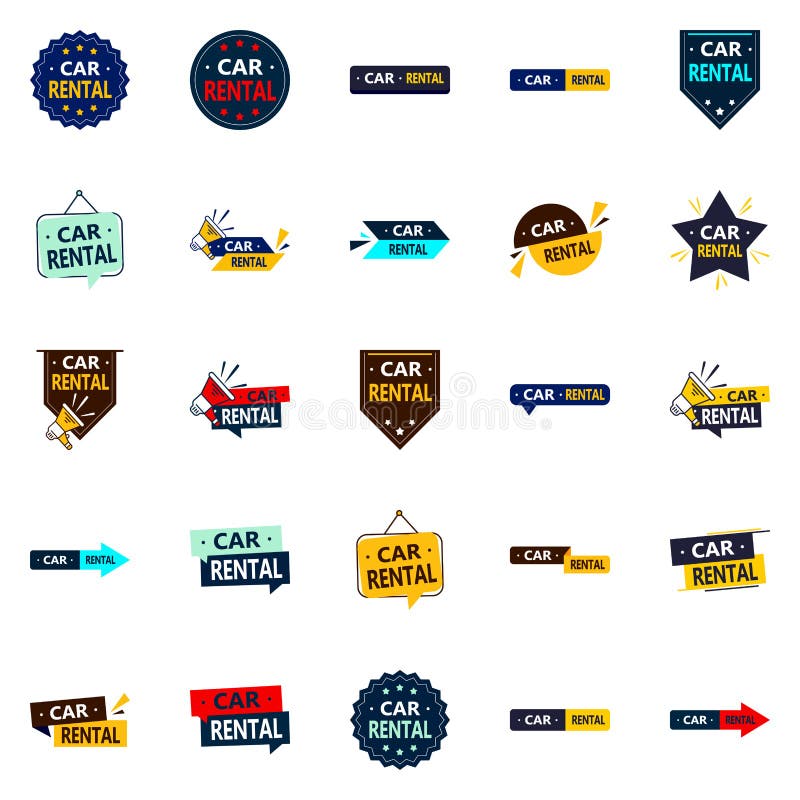 25 Modern Vector Designs for a Refreshed Look in Your Car Rental ...