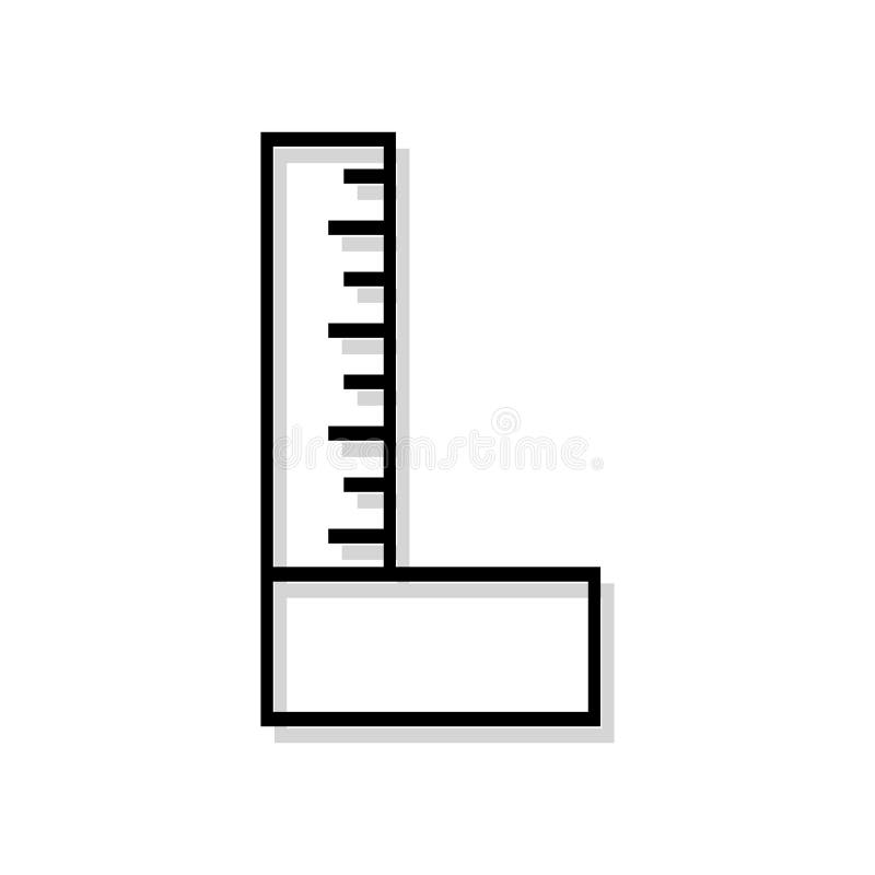 A Modern Vector Drawing Scheme with Shadow for the Miter Stock Vector ...