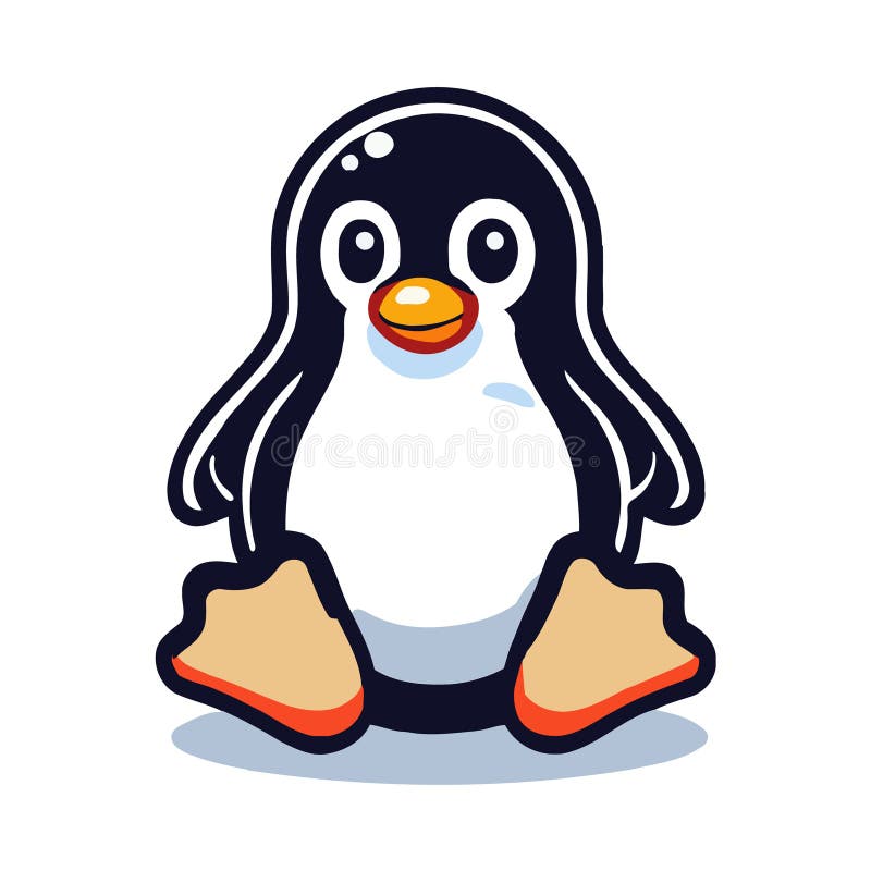 Modern Vector Flat Design Simple Minimalist Logo Template of Penguin ... Modern Vector Flat Design Simple Minimalist Logo Template of Penguin ...