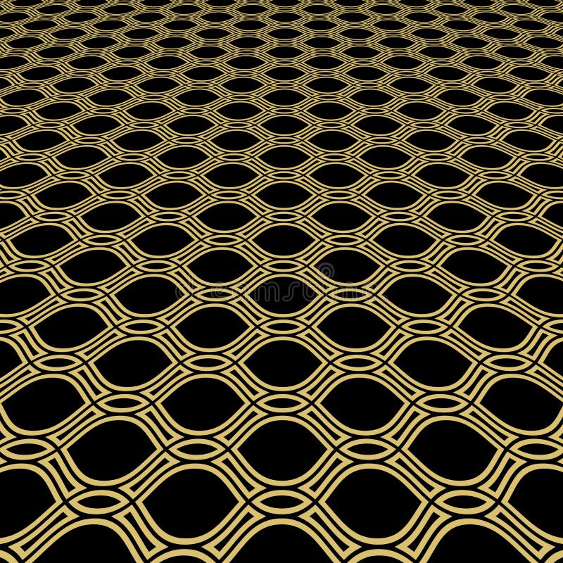 Modern Vector Geometric Abstract Pattern with Perspective Stock Vector ...