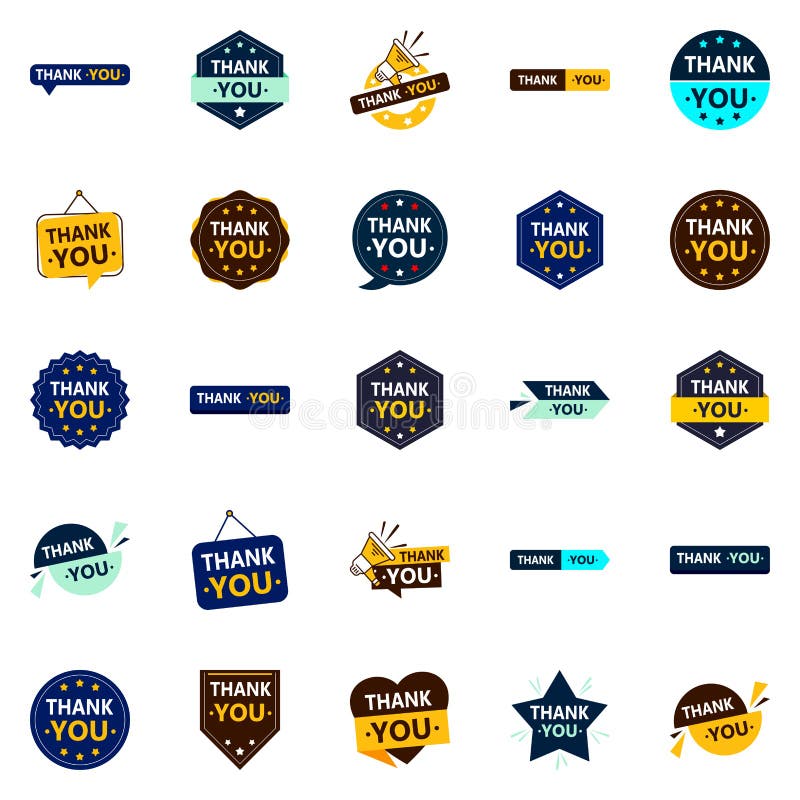 25 Modern Vector Icons To Show Your Appreciation in a Current Way Stock ...