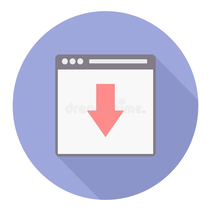 Web Download Icon for Seamless Digital Resource Access Stock ...