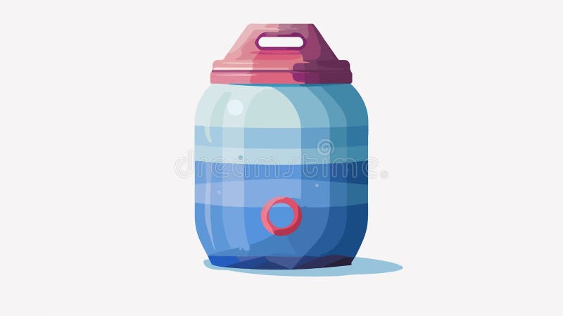 Water Gallon Flat Design Vector Template for Graphic Design Projects ...