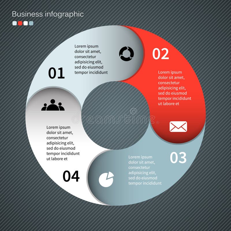 Abstract Flow Chart Infographics Stock Vector - Illustration of ...