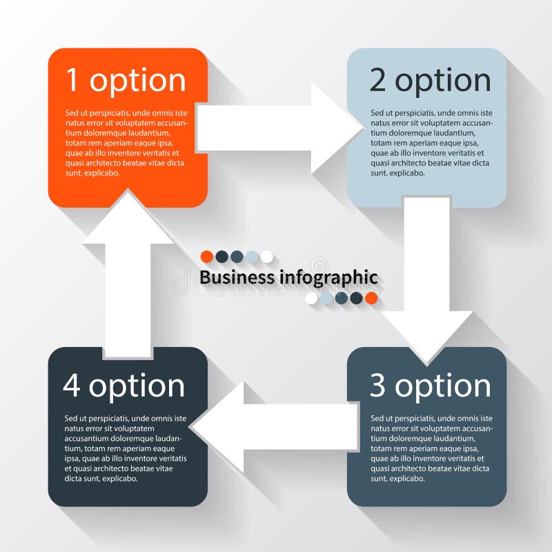 Modern Vector Info Graphic for Business Project Stock Vector ...