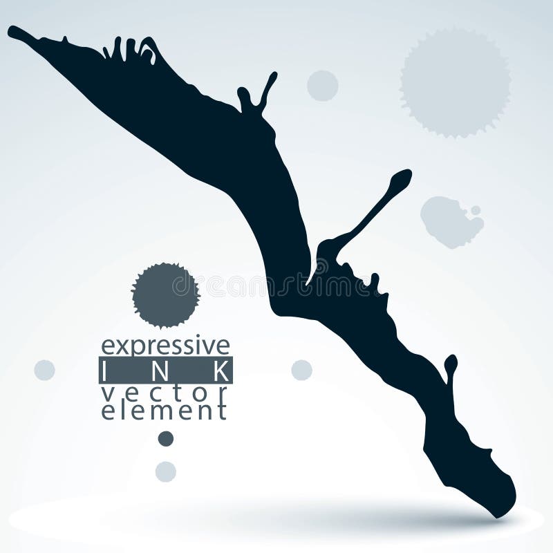 Modern Vector Inky Wallpaper, Eps8 Blob Painted with Brush, Mudd Stock ...