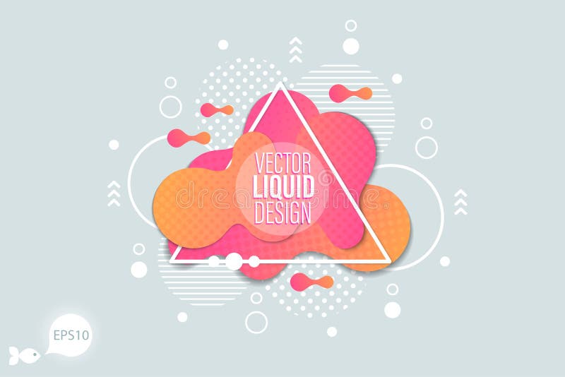 The Modern Vector Liquid Form Design Elements Stock Vector ...