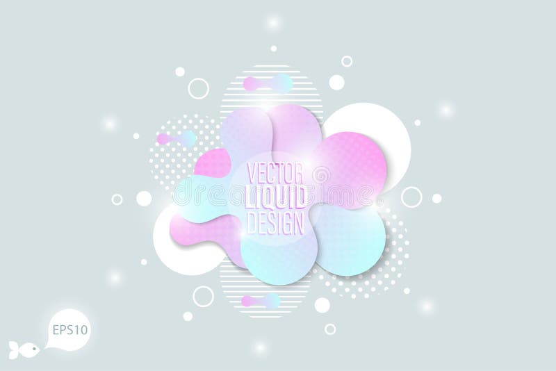 The Modern Vector Liquid Form Design Elements Stock Vector ...