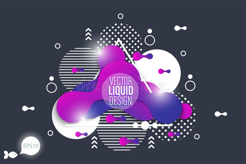 Modern Vector Liquid Form Design Elements Stock Illustrations – 6,526 ...