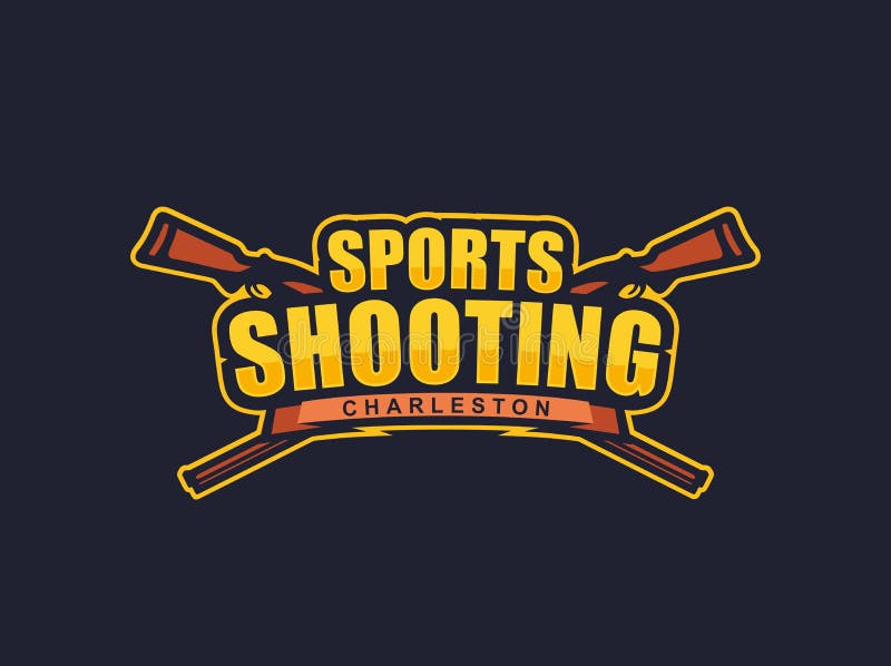 Modern Vector Professional Logo Emblem Sports Shooting Editorial ...