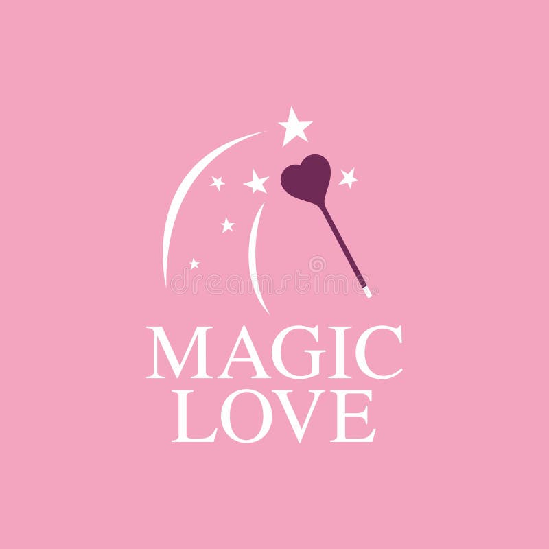 Modern Vector Professional Sign Logo Magic Love Stock Illustration ...